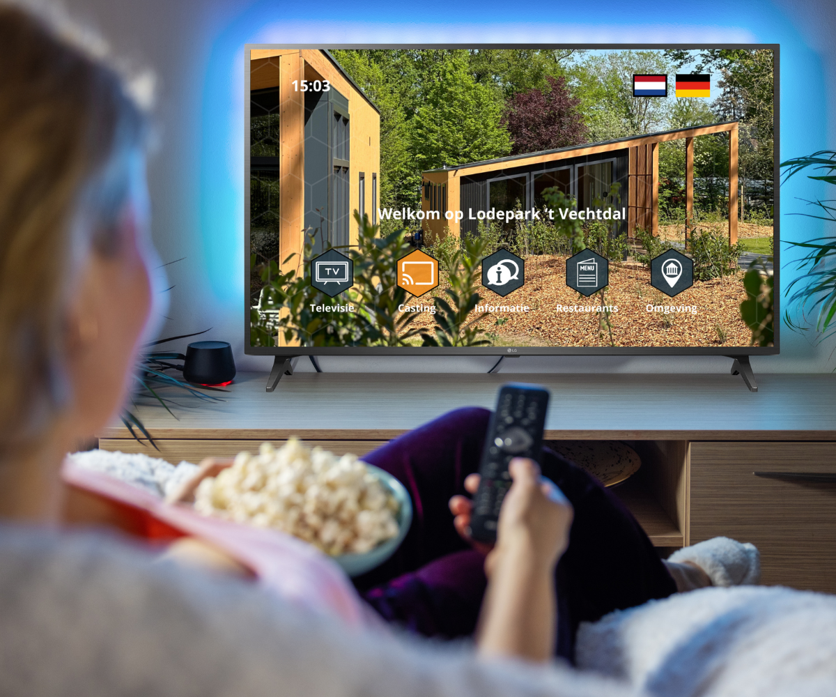 TV- IPTV- en streamingoplossingen voor vakantieparken - Hertzinger